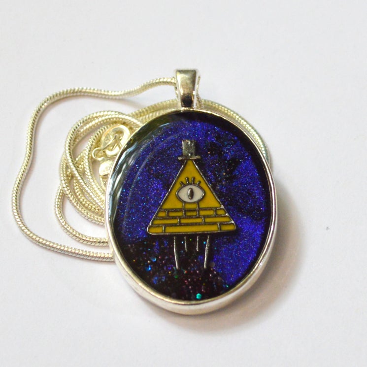 Gravity Falls Bill Cipher Pendant | Femmecraft