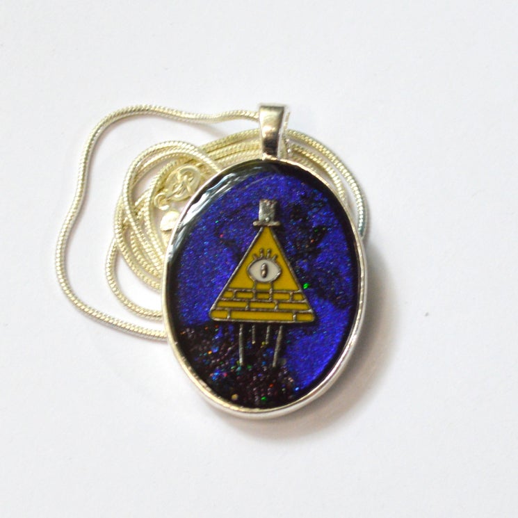 Gravity Falls Bill Cipher Pendant | Femmecraft